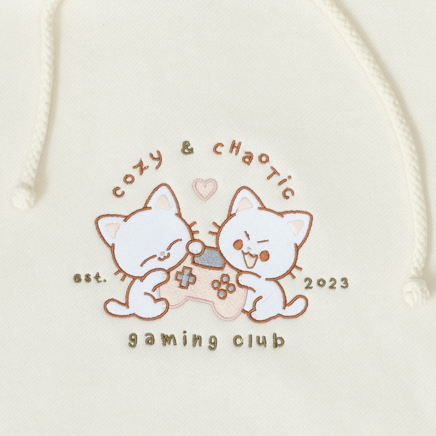 C&C Hoodie - Creme – Cozy and Chaotic